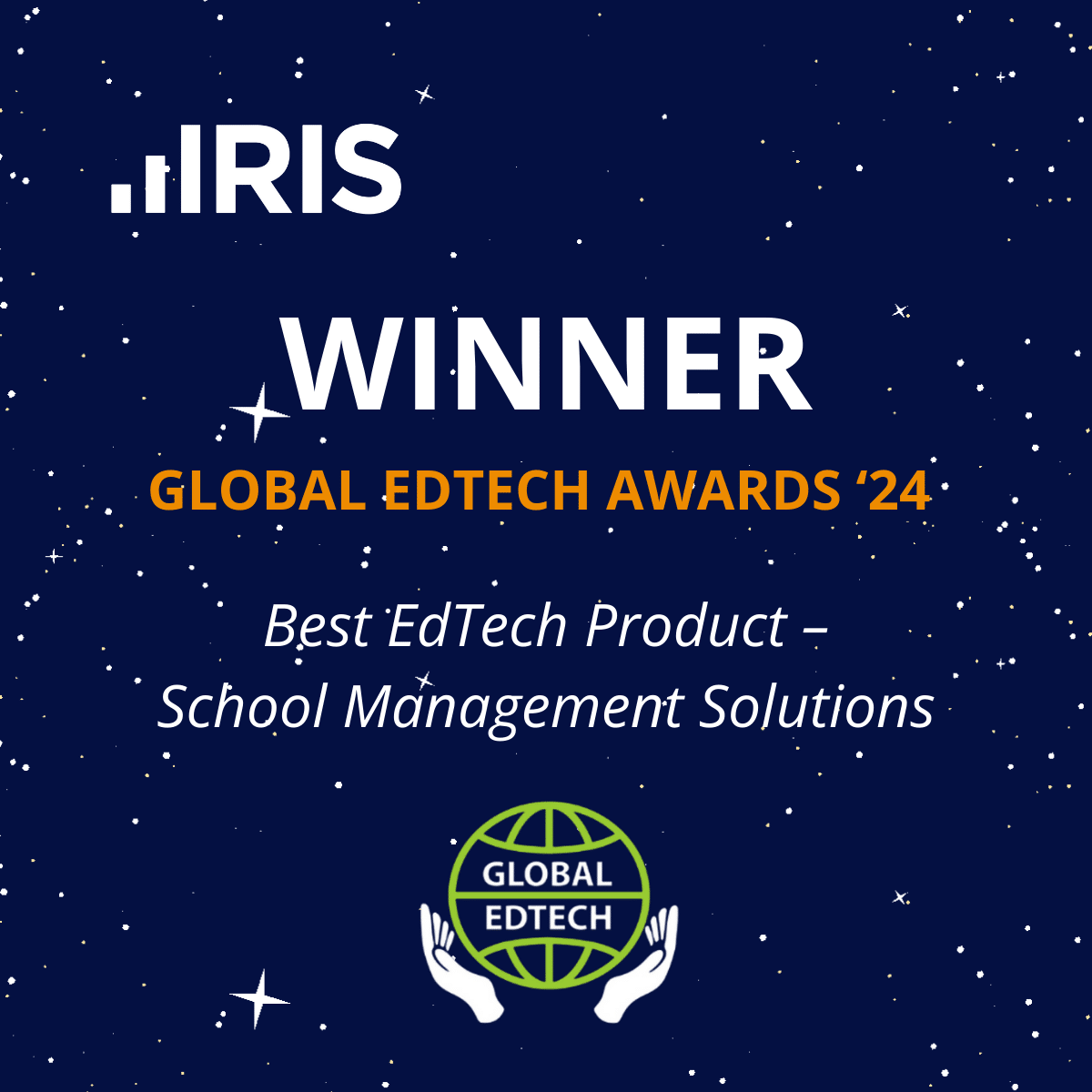 Iris Wins Best Edtech Product School Management Solutions At The